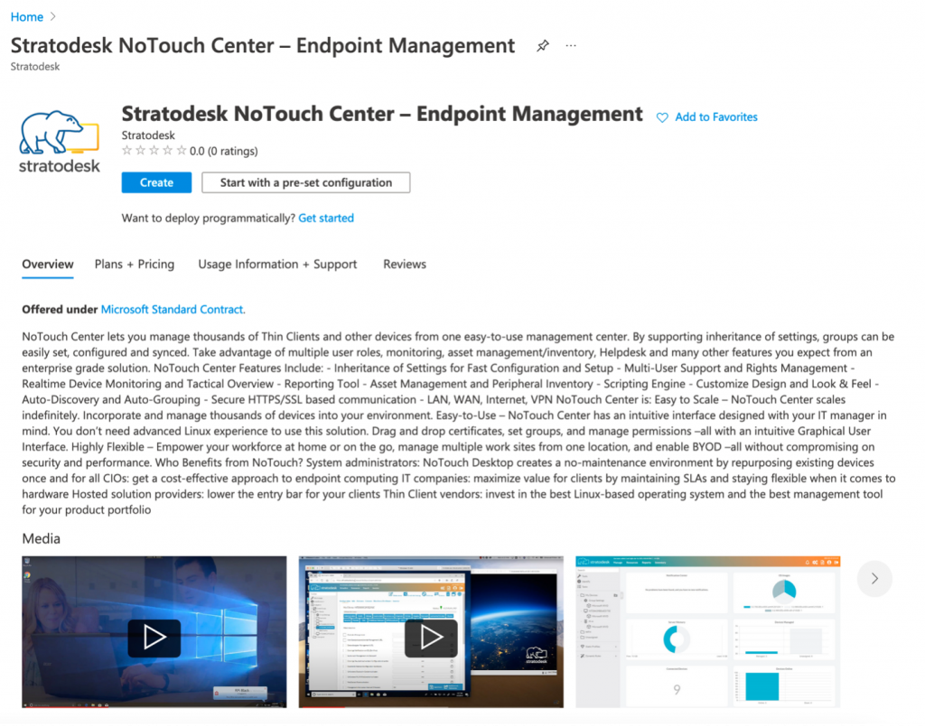 Stratodesk NoTouch Center in Azure - Patrick Coble